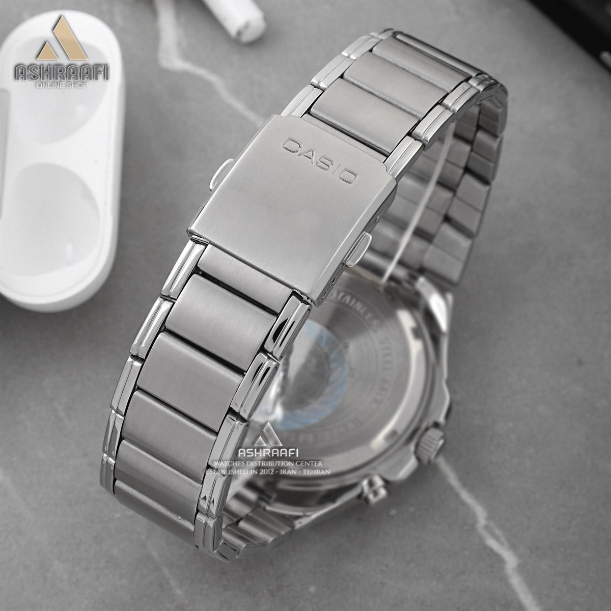 ساعت کاسیو اورجینال مردانه Casio MTP-E200D-1A2VDF - گالری اشرافی