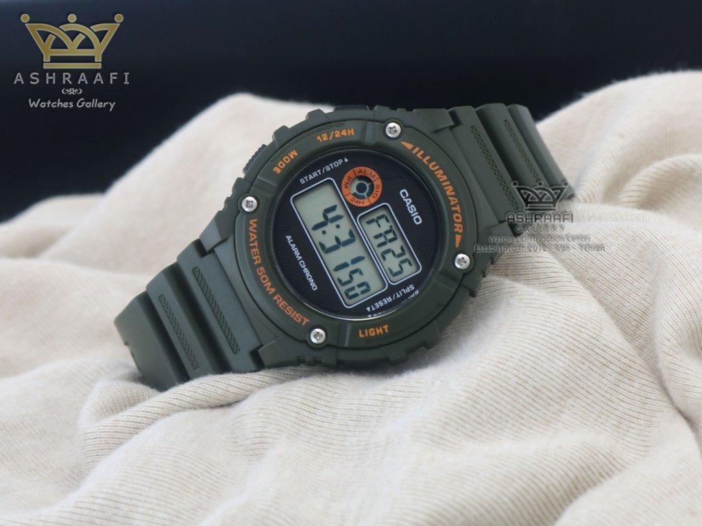 CASIO W-216H-3BVDF قیمت ساعت کاسیو اصل ژاپن _ مناسب برای اقایان و بانوان
