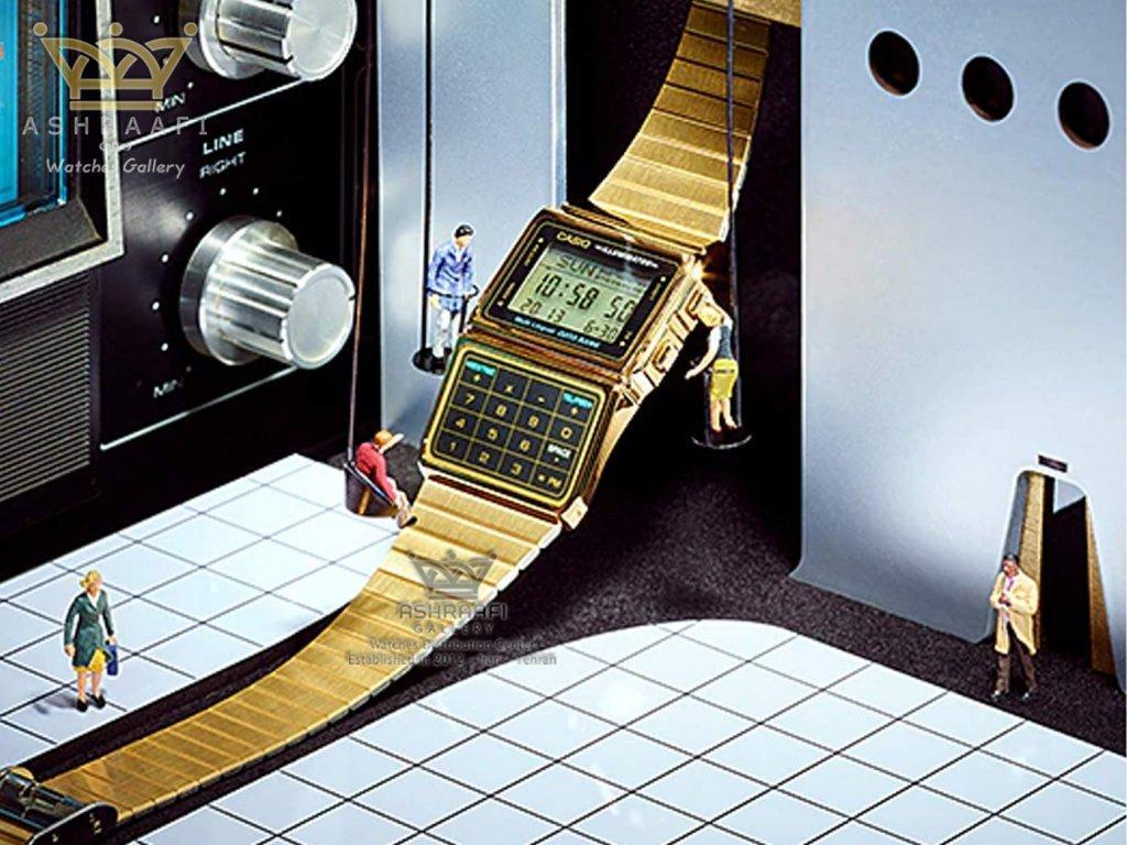 ساعت کاسیو ماشین حسابی Casio DBC-611G-1DF- فروشگاه اشرافی