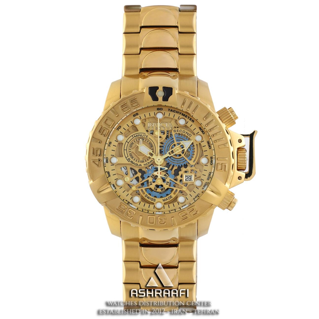 ساعت مچی اینویکتا Invicta Subaqua Noma II Skeleton G - اشرافی