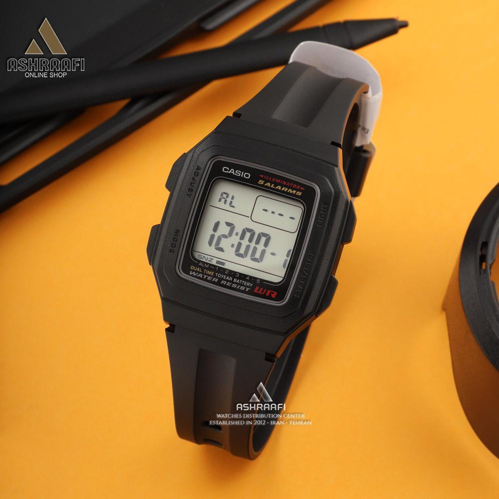ساعت کاسیو دیجیتالی Casio F-201WA-1A - گالری اشرافی