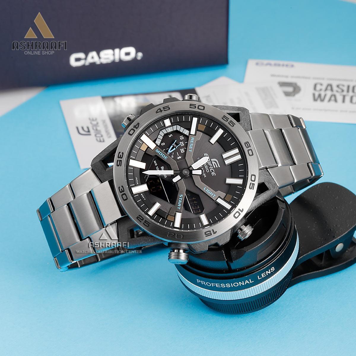ساعت کاسیو ادیفایس سولار Casio Edifice ECB-2000DC-1A - گالری اشرافی