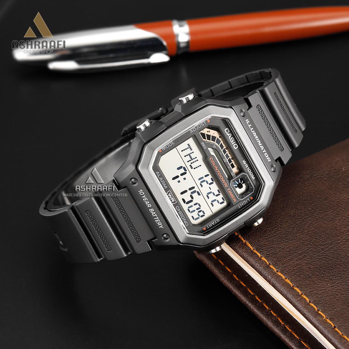 ساعت کاسیو دیجیتالی Casio WS-1600H-1A - گالری اشرافی