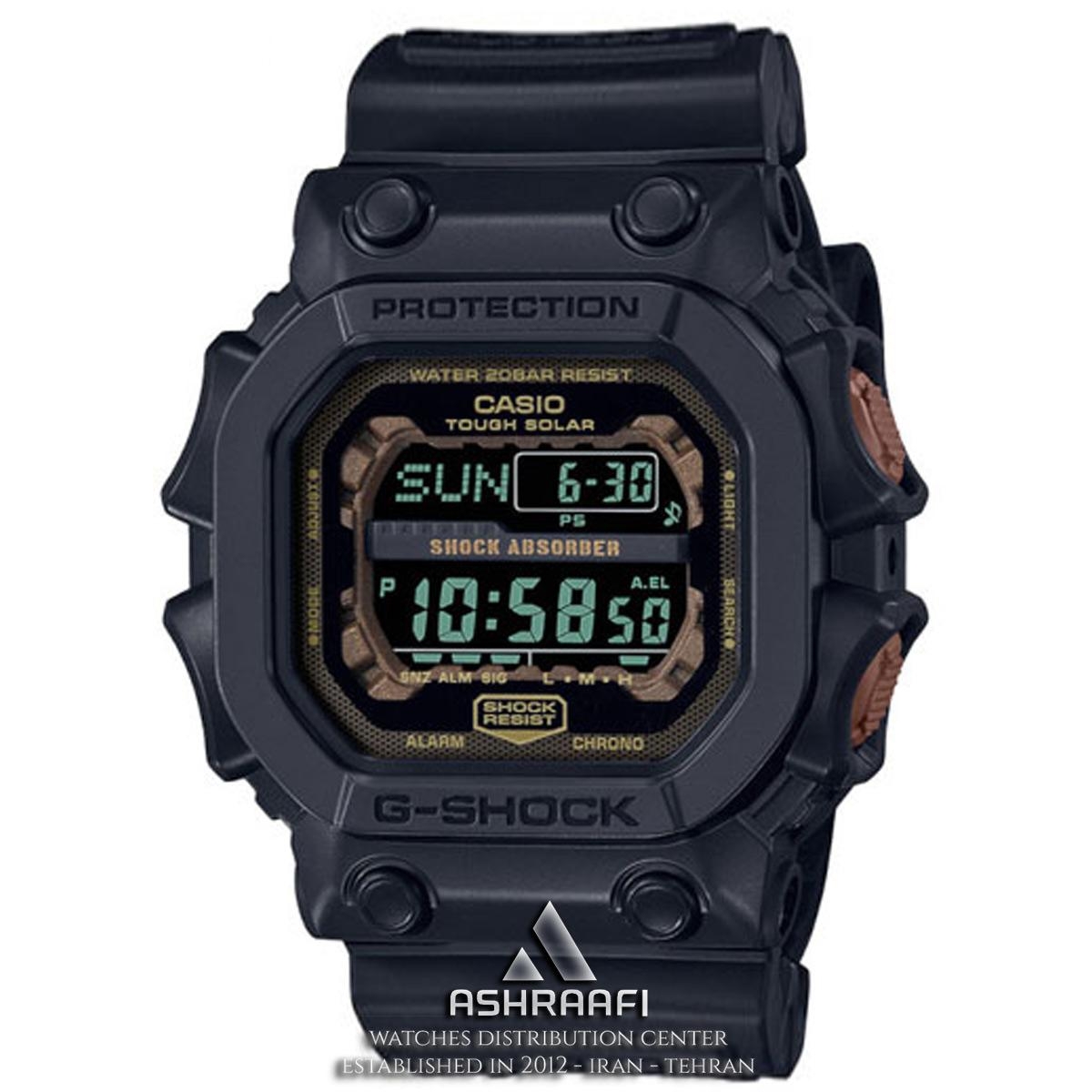 ساعت جیشاک مشکی Casio G-Shock GX-56RC-1 - گالری اشرافی