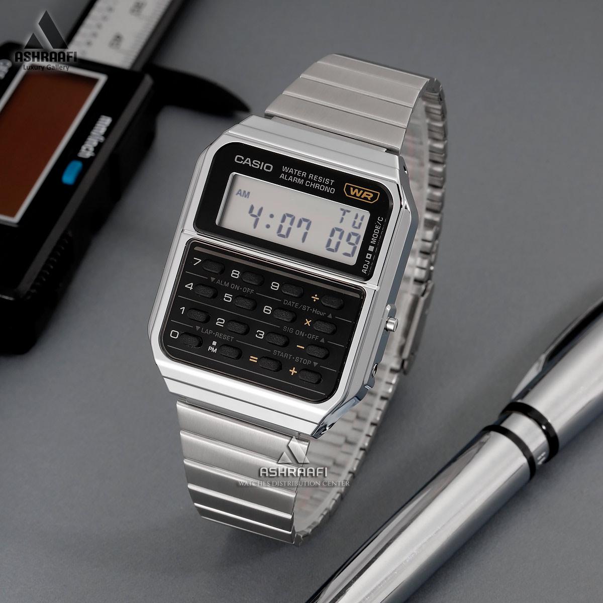 ساعت کاسیو ماشین حسابی Casio CA-500WE-1A - گالری اشرافی