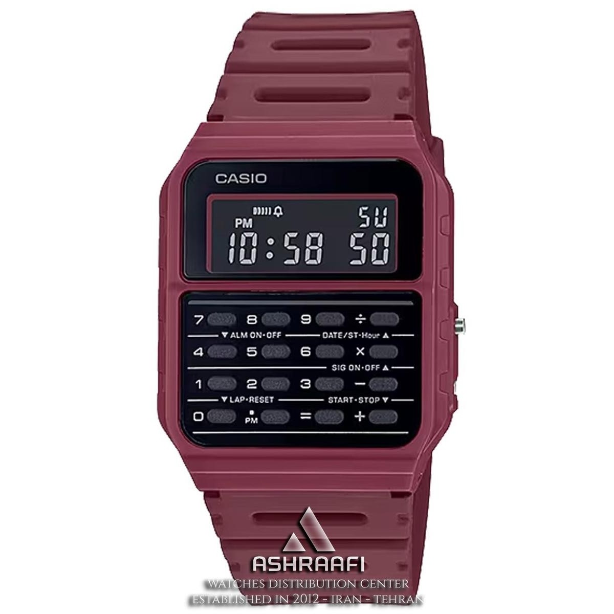 ساعت کاسیو ماشین حسابی Casio CA-53WF-4B - گالری اشرافی