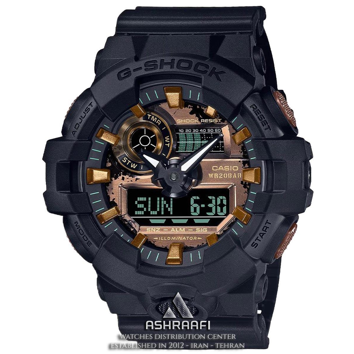 ساعت جی شاک Casio G-Shock GA-700RC-1A - گالری اشرافی
