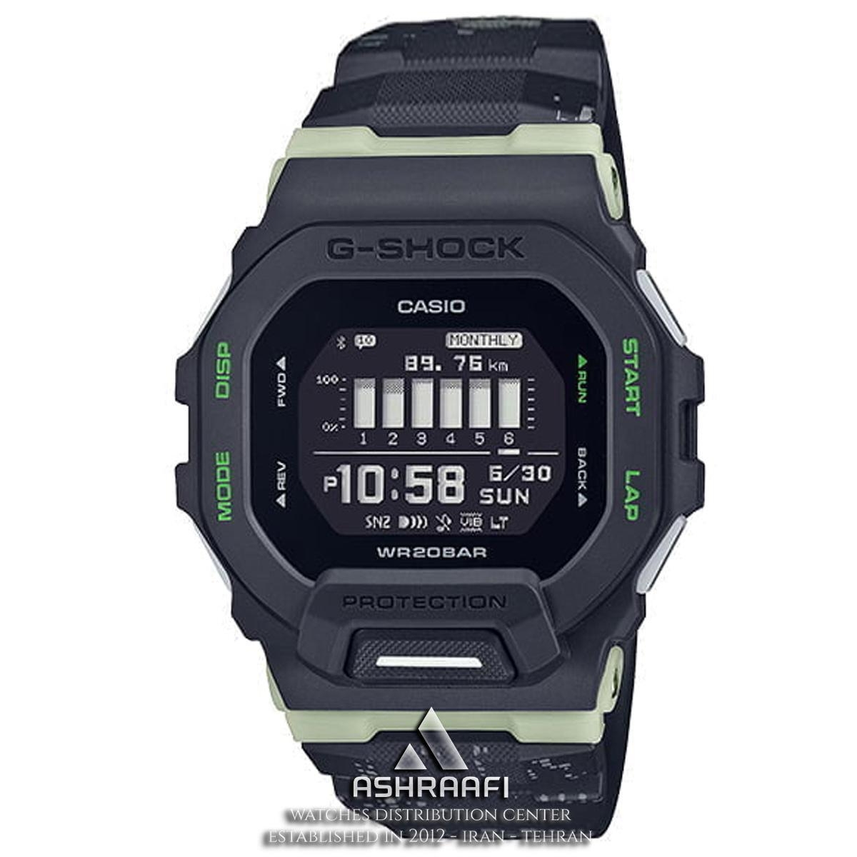 ساعت جیشاک بلوتوث دار Casio G-Shock GBD-200LM-1