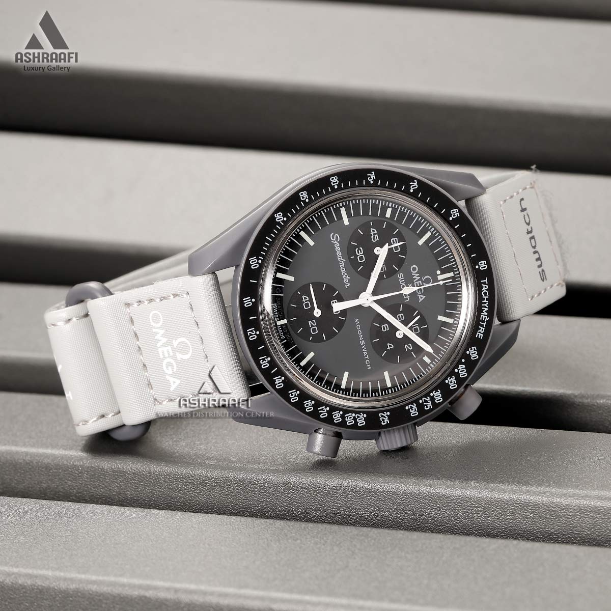 ساعت امگا سواچ طوسی Omega x Swatch Speedmaster MER-M3