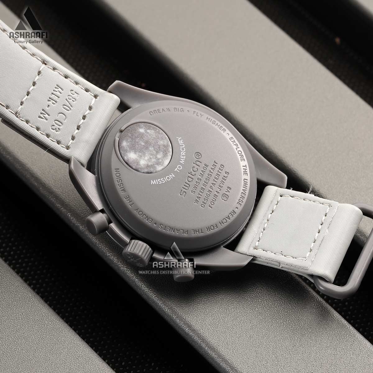 ساعت امگا سواچ طوسی Omega x Swatch Speedmaster MER-M3