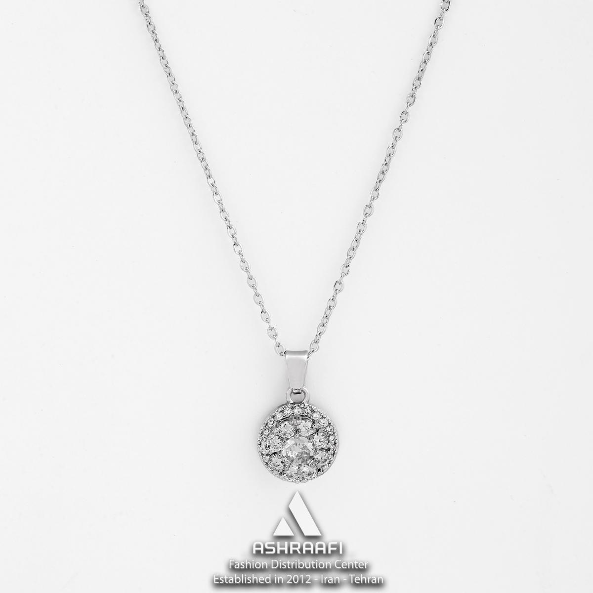 گردنبند نگین دار Women Necklace Ds01 گالری اشرافی