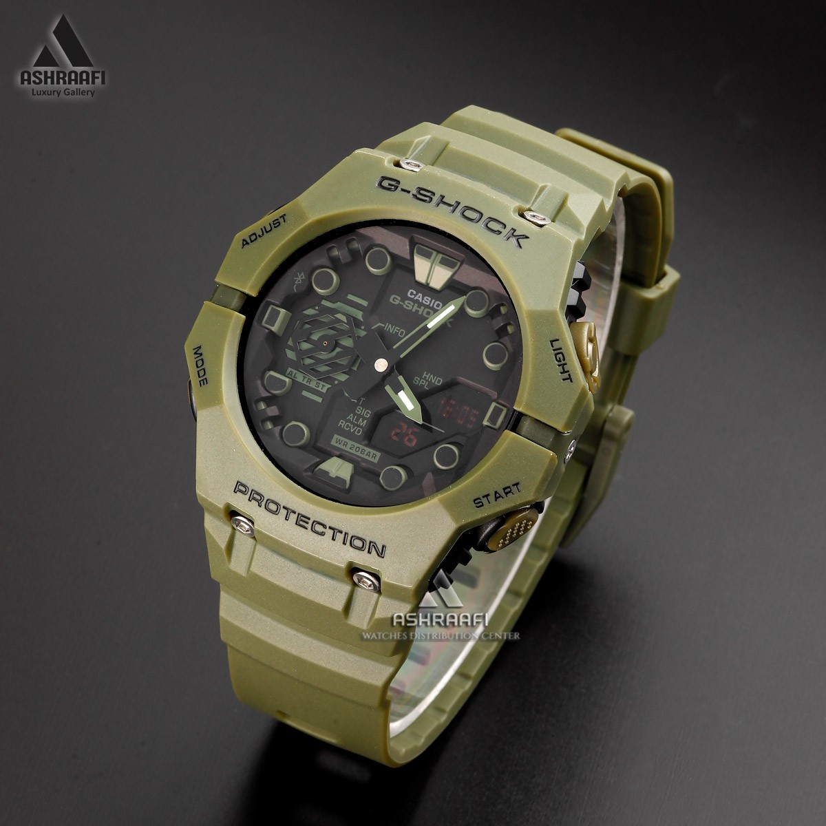ساعت جیشاک سبز Casio G-Shock GA-8001-GrK61 - گالری اشرافی