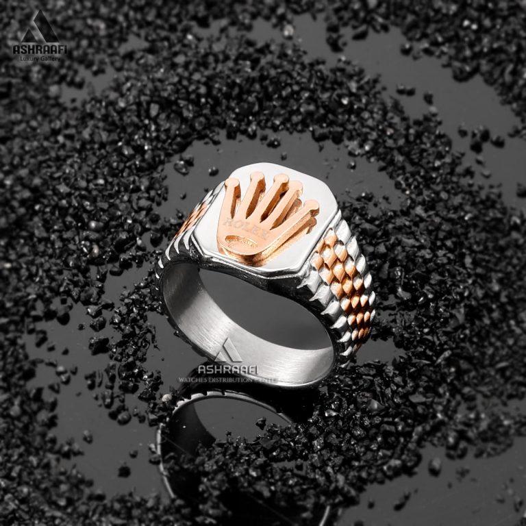 انگشتر مردانه رولکس Rolex Ring SRG3 - گالری اشرافی