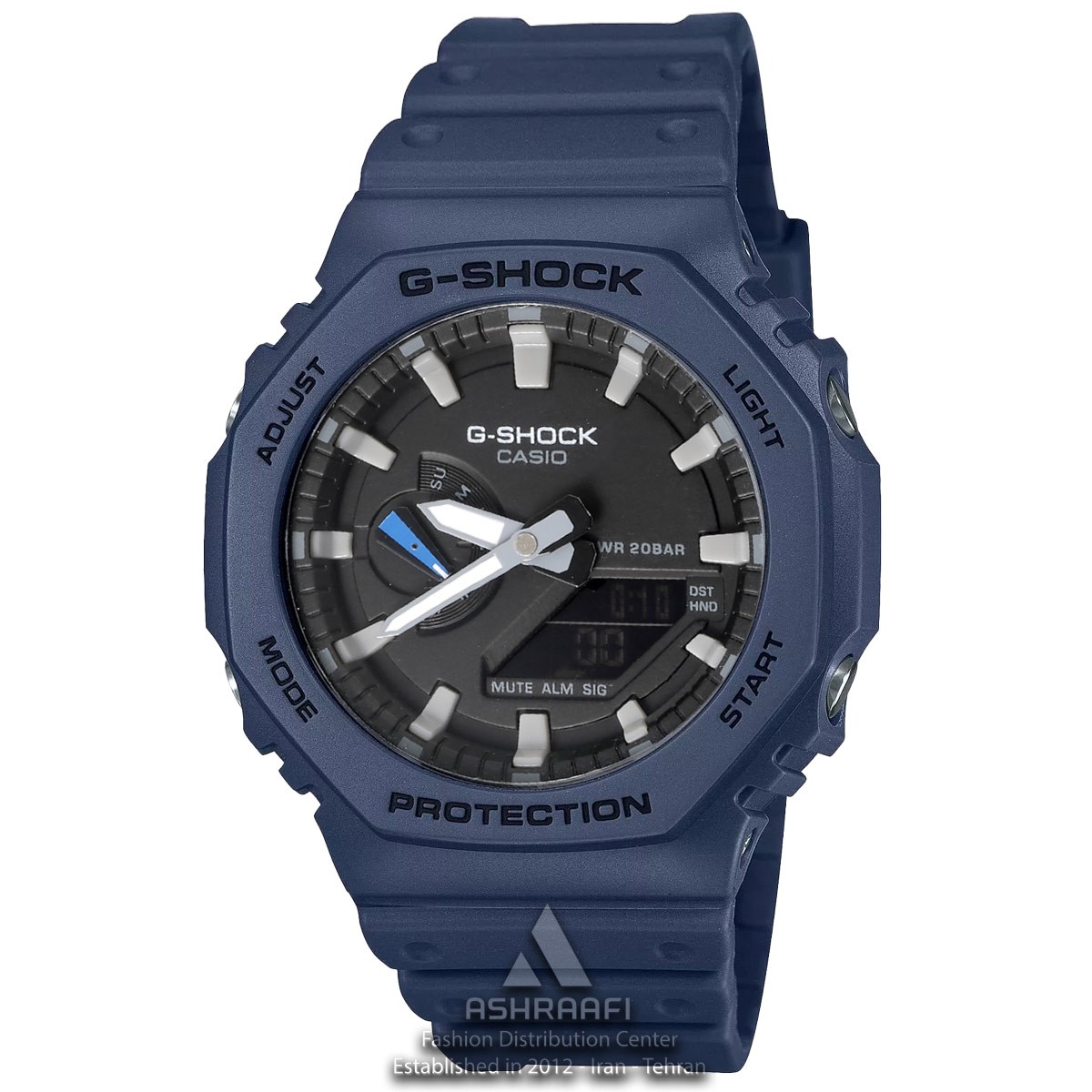 ساعت جی شاک زرد G-shock GA-2100
