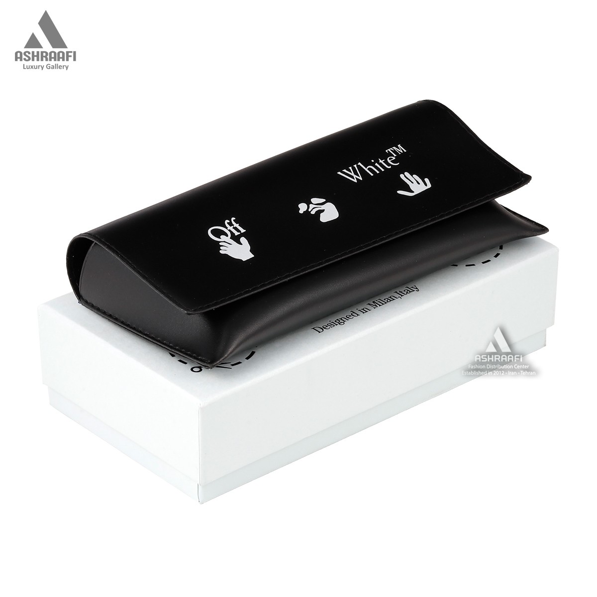 کیف عینک آف وایت OFF-White Glasses Case BK1 - گالری اشرافی