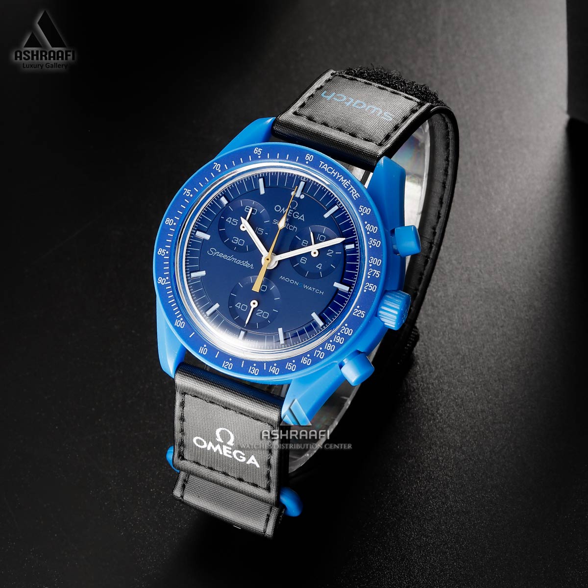 ساعت امگا سواچ آبی Omega x Swatch Speedmaster NEP-M3