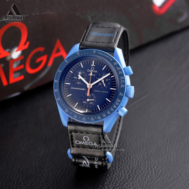 ساعت امگا سواچ آبی Omega x Swatch Speedmaster NEP-M3