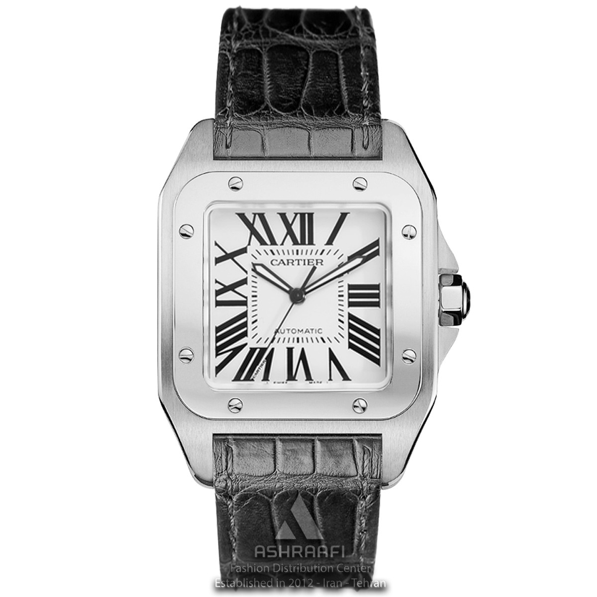 ساعت ست کارتیه سانتوس Cartier Santos 100-SBO - گالری اشرافی