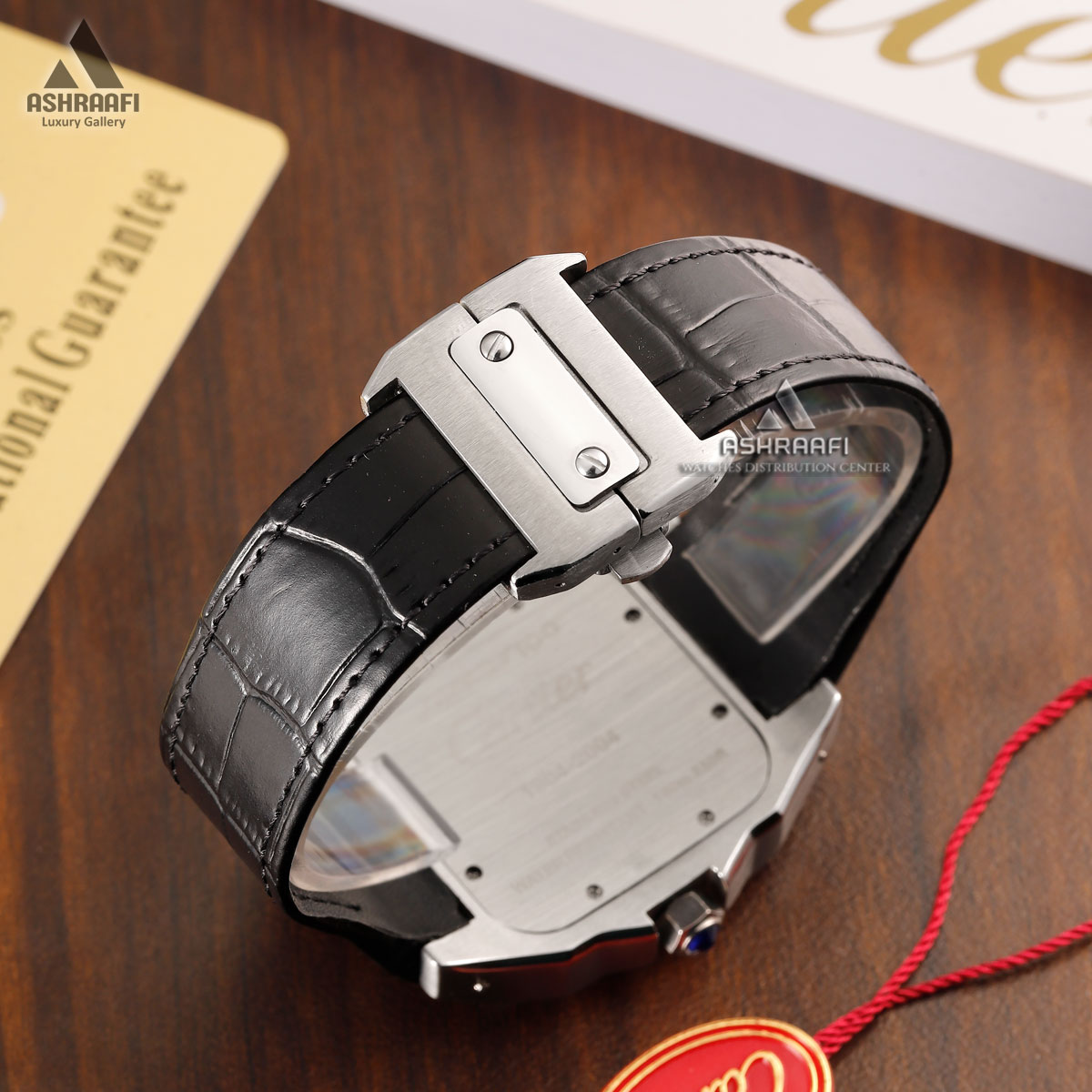 ساعت ست کارتیه سانتوس Cartier Santos 100-SBO - گالری اشرافی