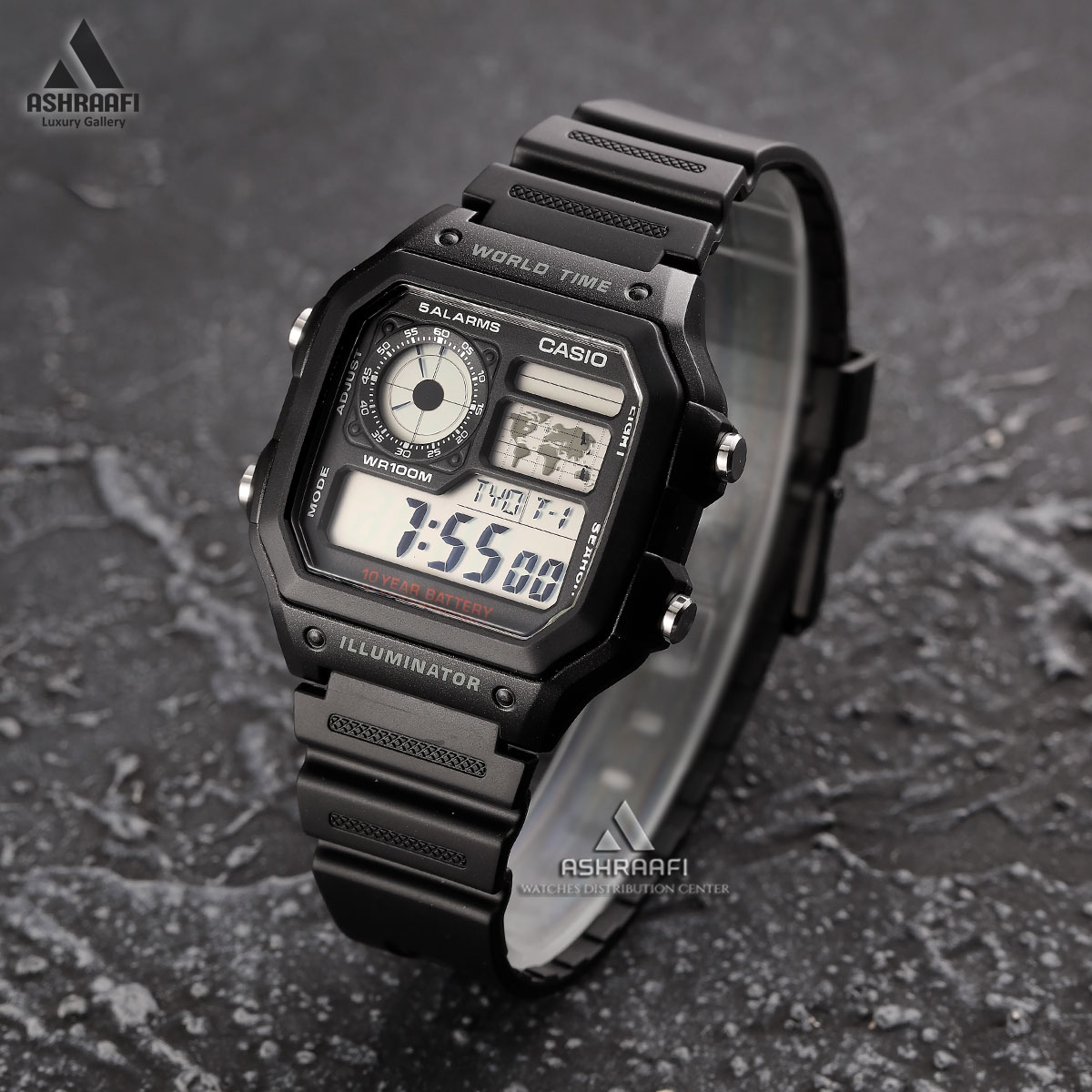 ساعت کاسیو دیجیتالی Casio AE-1200WH-1AV - گالری اشرافی