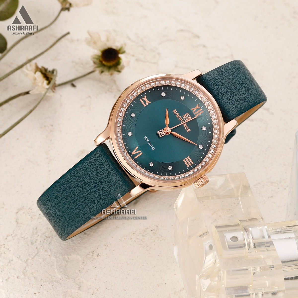 ساعت زنانه نیوی فورس Naviforce NF5036GRG - گالری اشرافی